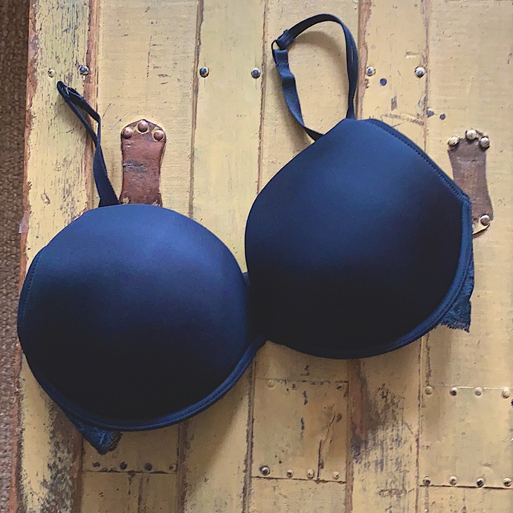 Frederick's Of Hollywood Str Push-Up Bra Lace 34dd - Gem